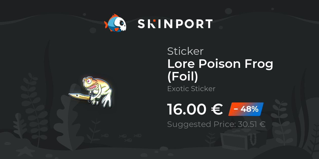 Sticker | Lore Poison Frog (Foil) - Counter-Strike 2 - Skinport