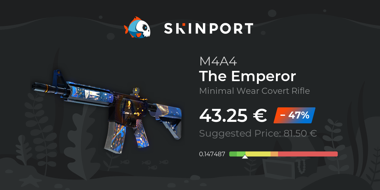 M4A4 | The Emperor (Minimal Wear) - Counter-Strike 2 - Skinport