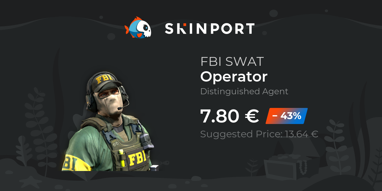 Operator | FBI-SWAT - Counter-Strike 2 - Skinport