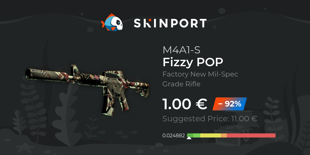 M4A1-S | Fizzy POP (Factory New) - Counter-Strike 2 - Skinport