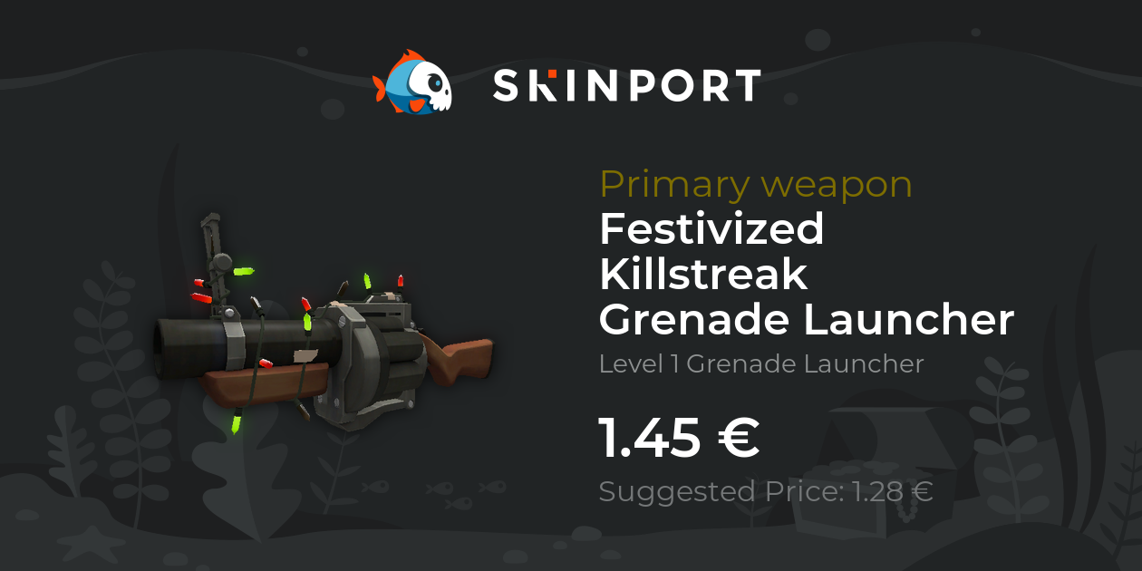Granatnik z serią zabójstw z dekoracjami - Team Fortress 2 - Skinport