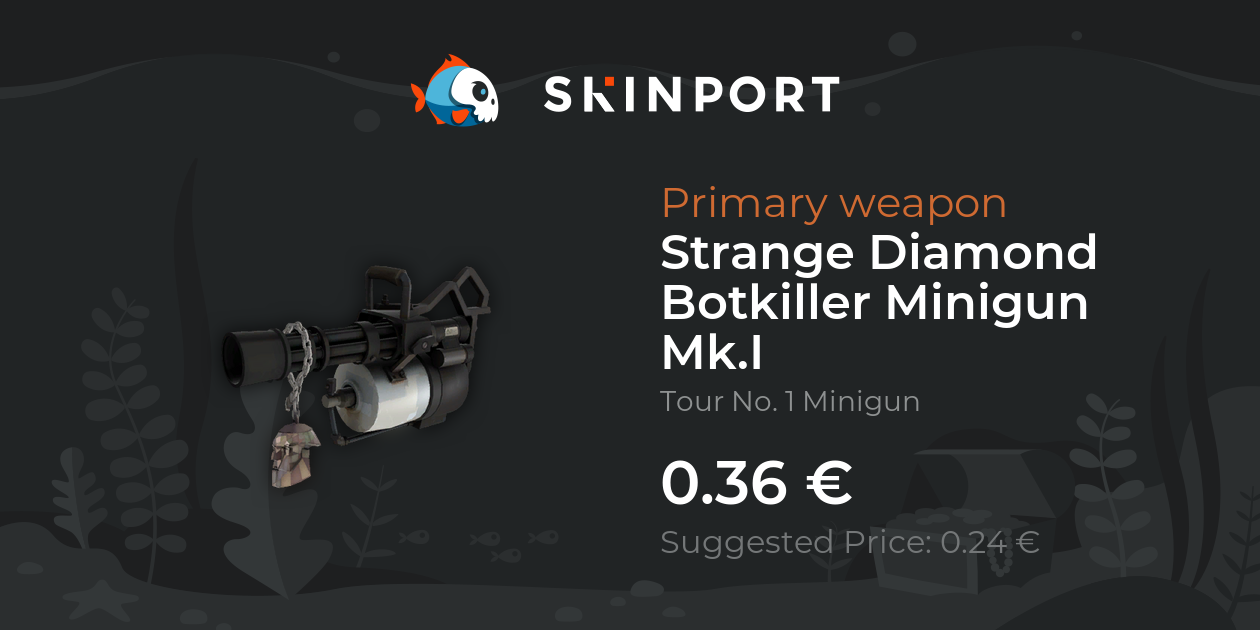Strange Diamond Botkiller Minigun Mk.I - Team Fortress 2 - Skinport