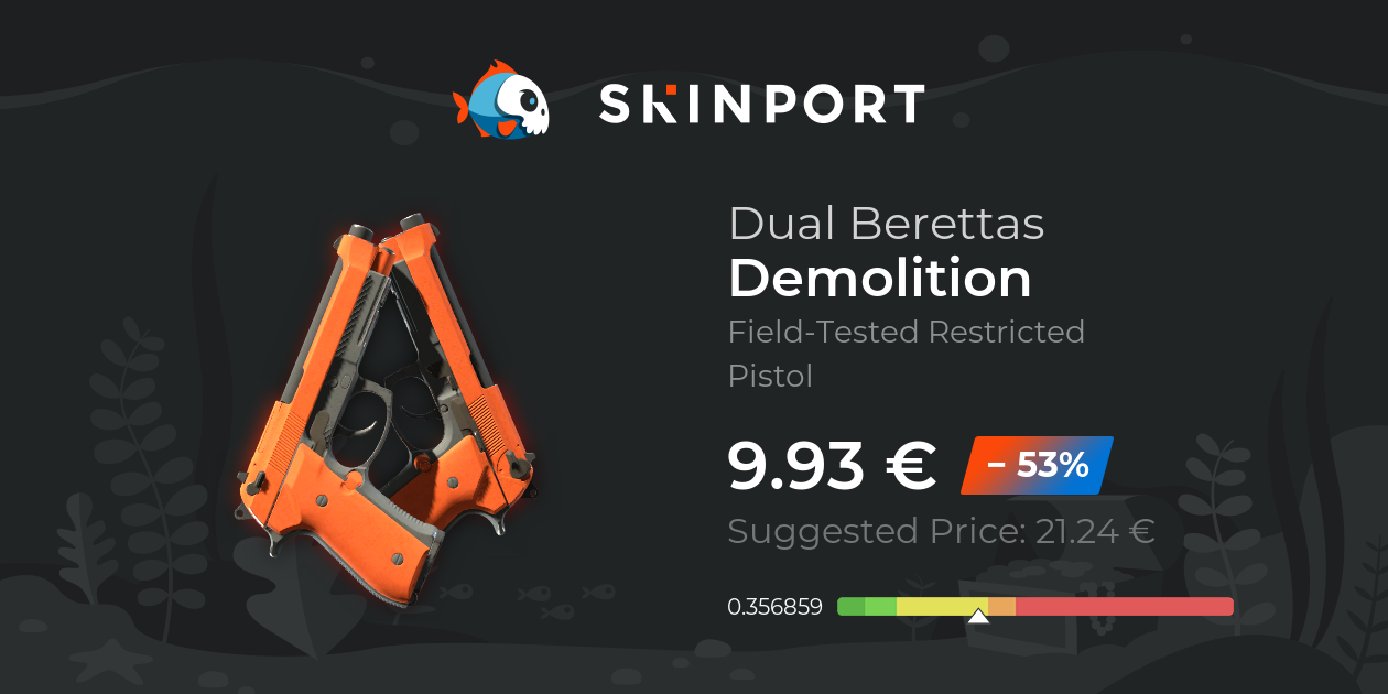 Dual Berettas | Demolition (Field-Tested) - Counter-Strike 2 - Skinport