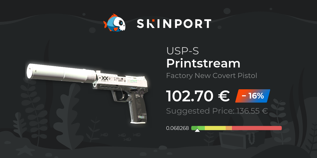 USP-S | Printstream (Factory New) - Counter-Strike 2 - Skinport