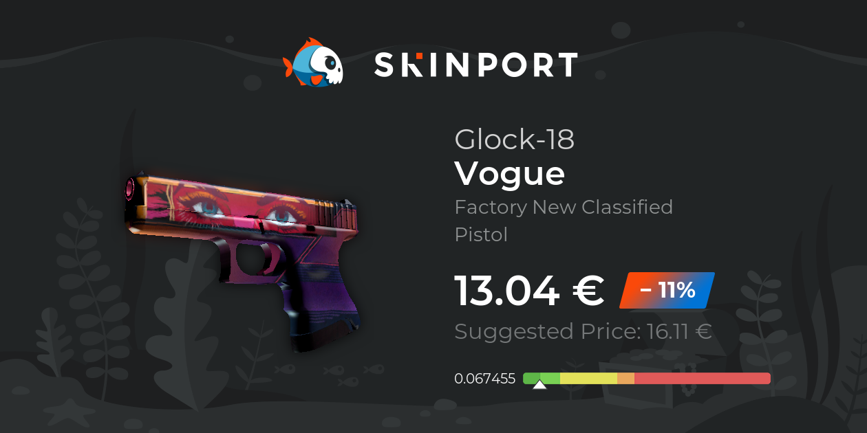Glock-18 | Vogue (Factory New) - CS2 - Skinport