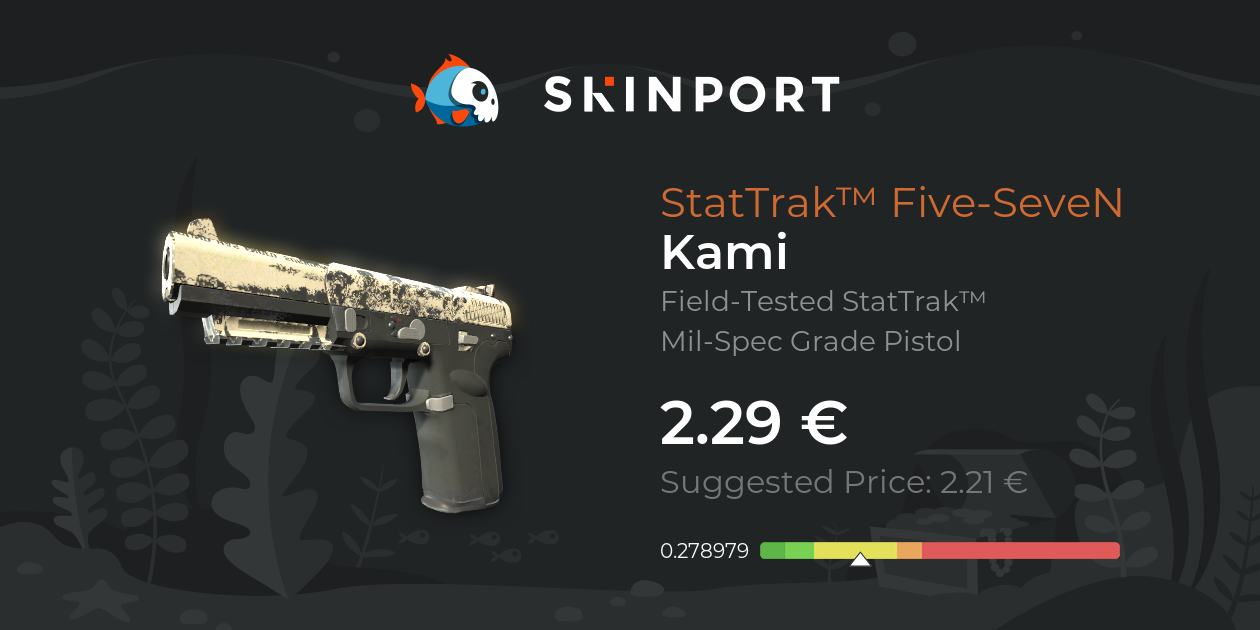 StatTrak™ Five-SeveN | Kami (Field-Tested) - Counter-Strike 2 - Skinport