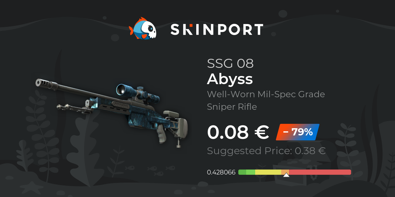 SSG 08 | Abyss (Well-Worn) - Counter-Strike 2 - Skinport