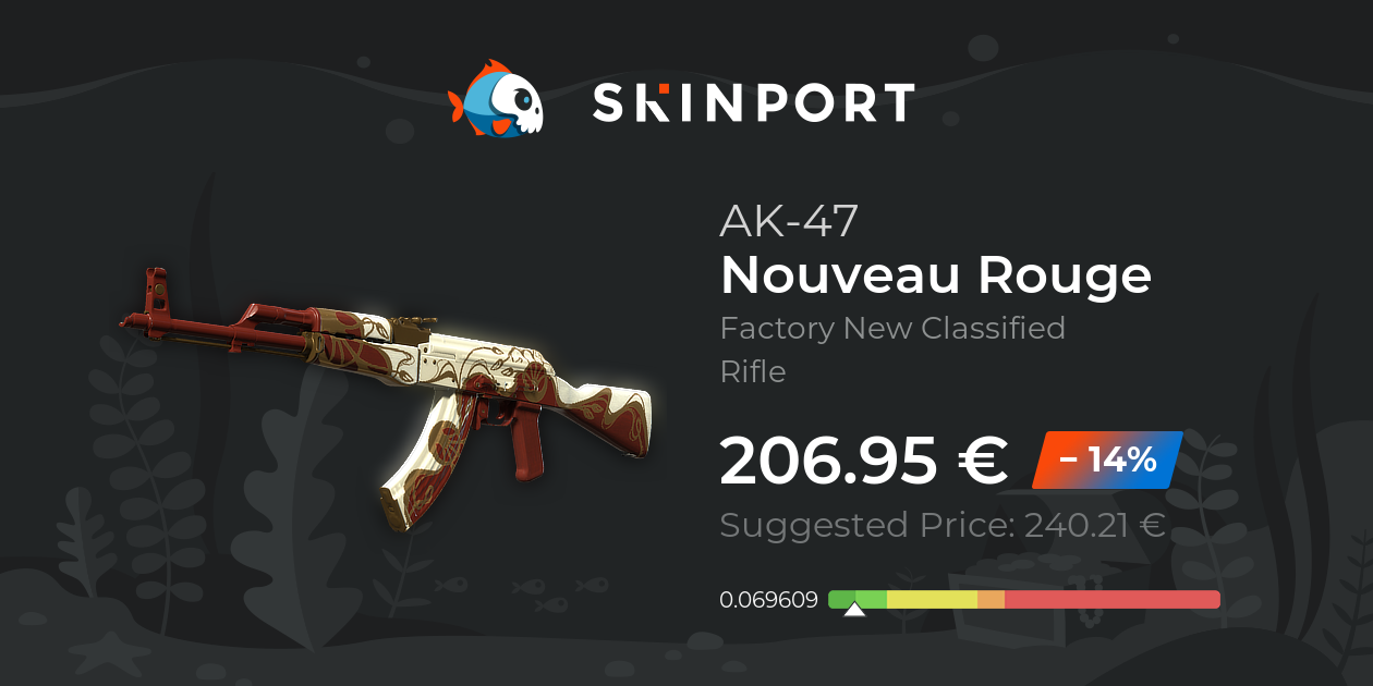 AK-47 | Nouveau Rouge (Factory New) - Counter-Strike 2 - Skinport