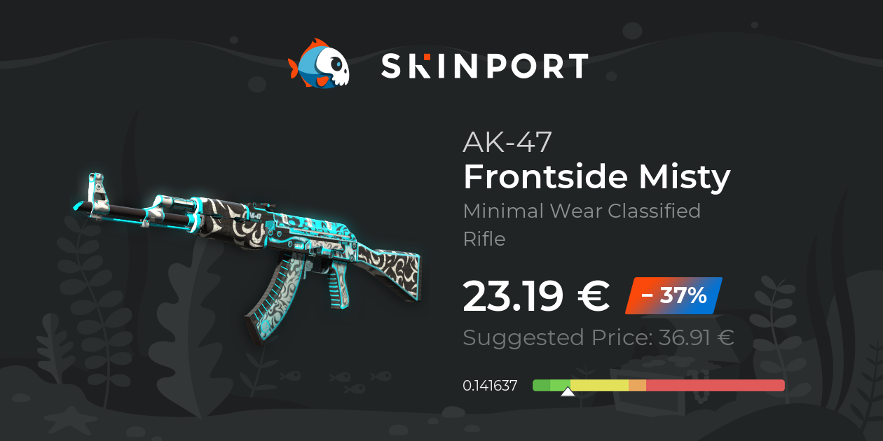 AK-47 | Frontside Misty (Minimal Wear) - Counter-Strike 2 - Skinport