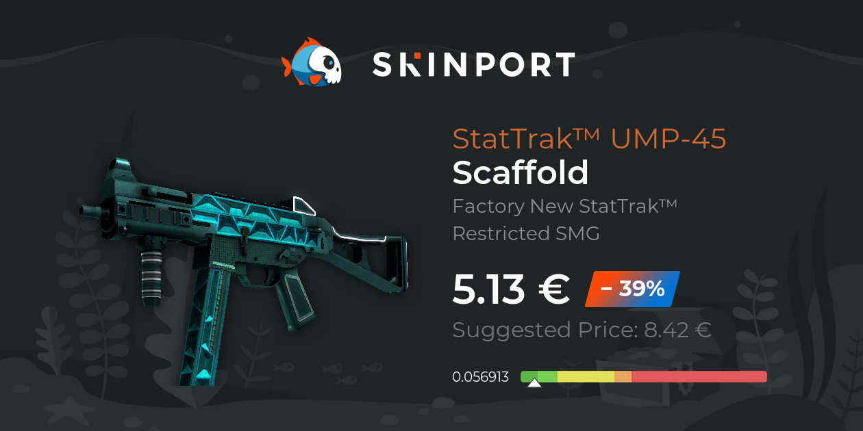 StatTrak™ UMP-45 | Scaffold (Factory New) - CS:GO - Skinport