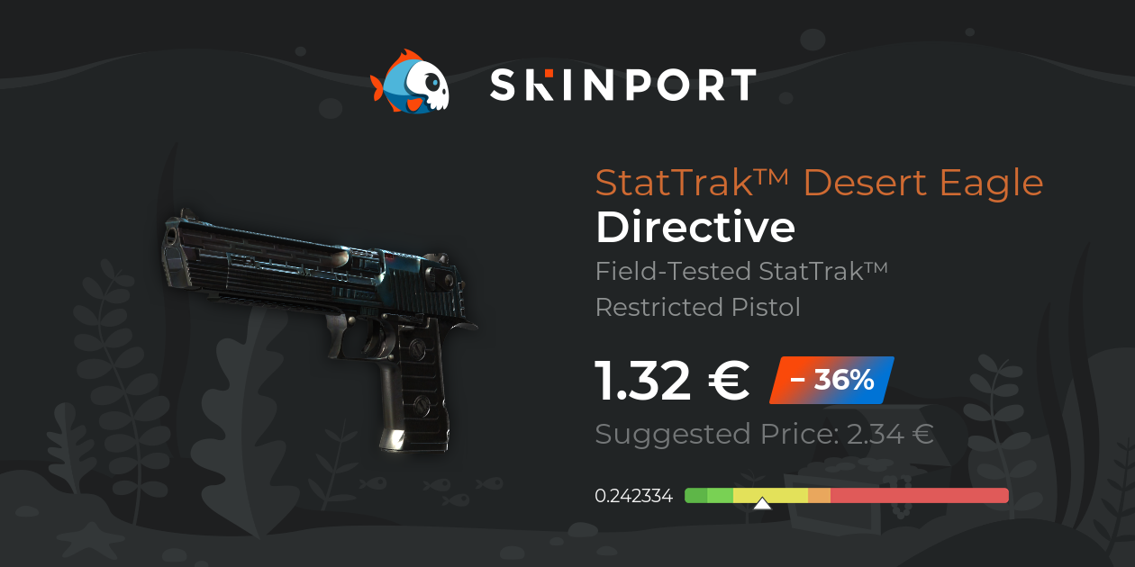 StatTrak™ Desert Eagle | Directive (Field-Tested) - Counter-Strike 2 ...