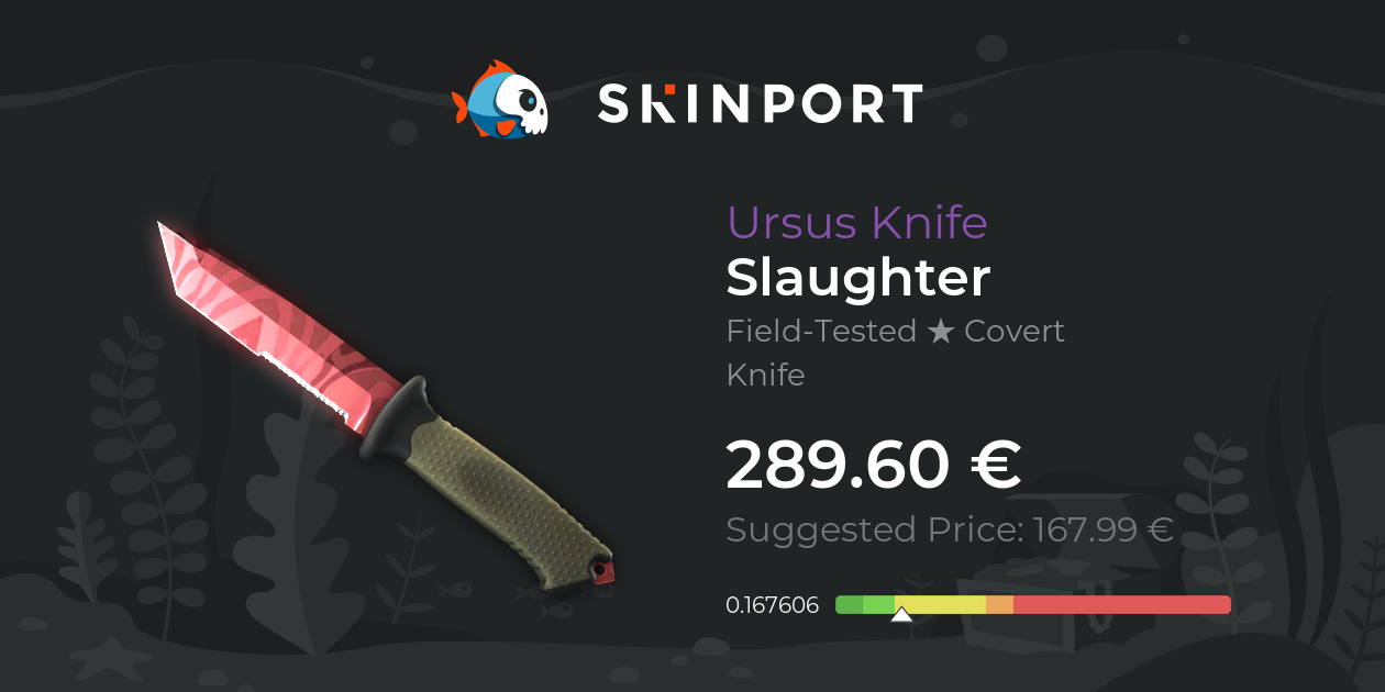 Ursus Knife | Slaughter (Field-Tested) - Counter-Strike 2 - Skinport