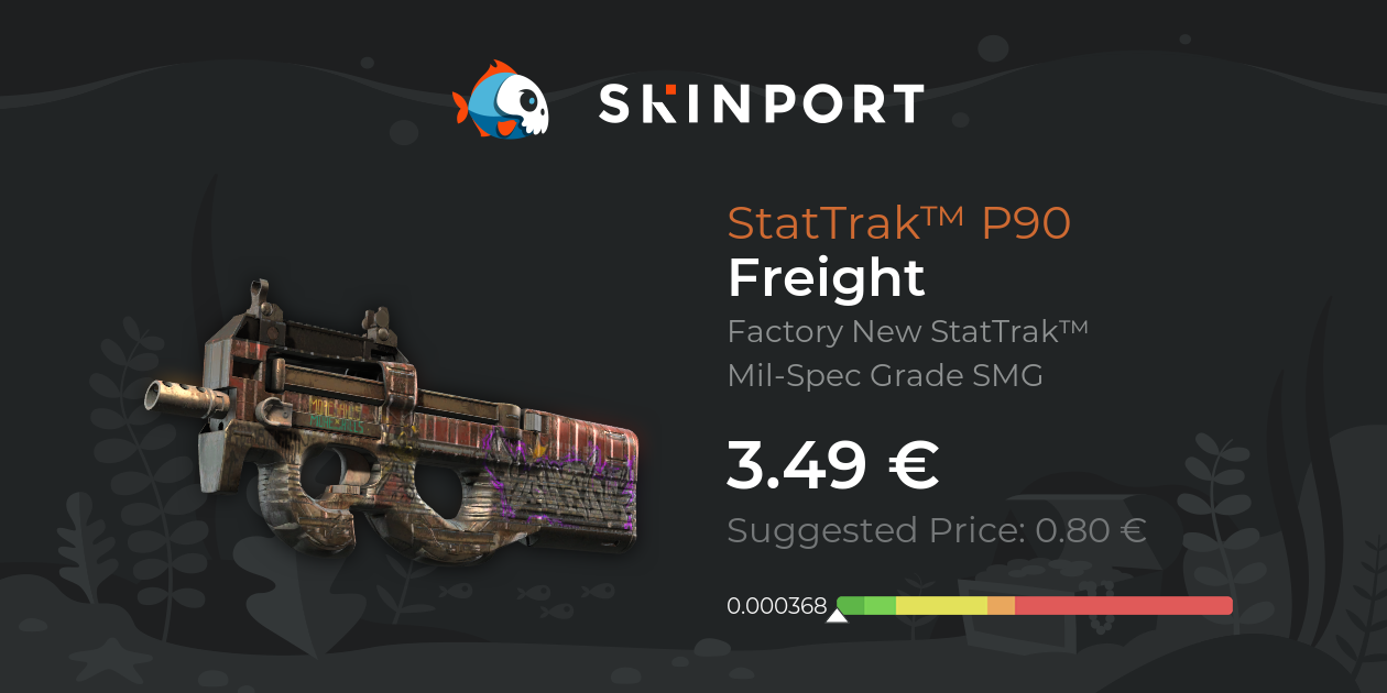 StatTrak™ P90 | Freight (Factory New) - Counter-Strike 2 - Skinport