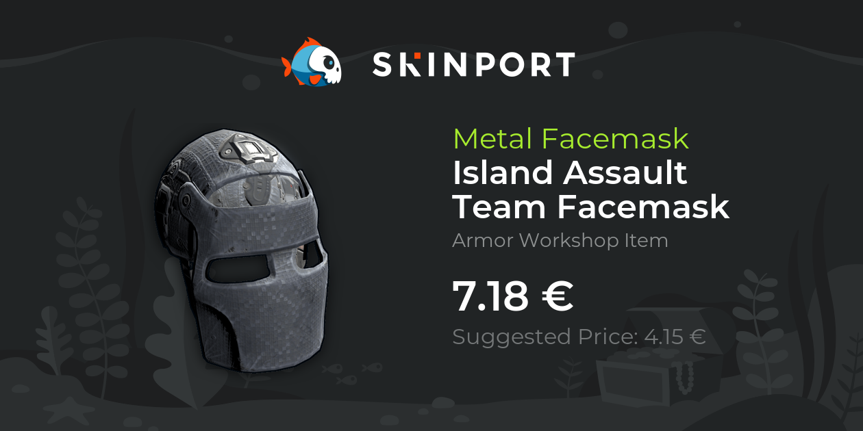 Island Assault Team Facemask - Rust - Skinport