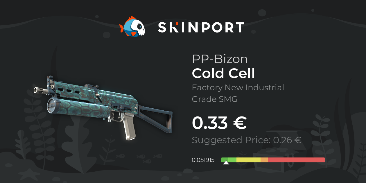 PP-Bizon | Cold Cell (Factory New) - Counter-Strike 2 - Skinport