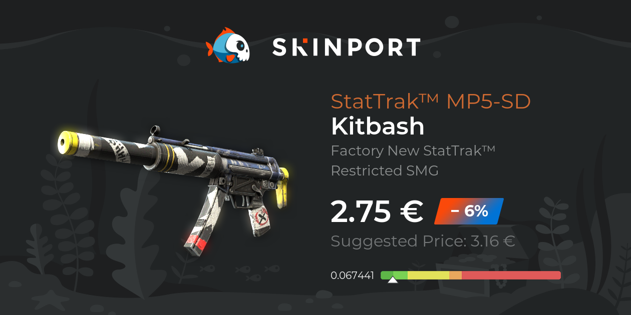 StatTrak™ MP5-SD | Kitbash (Factory New) - Counter-Strike 2 - Skinport