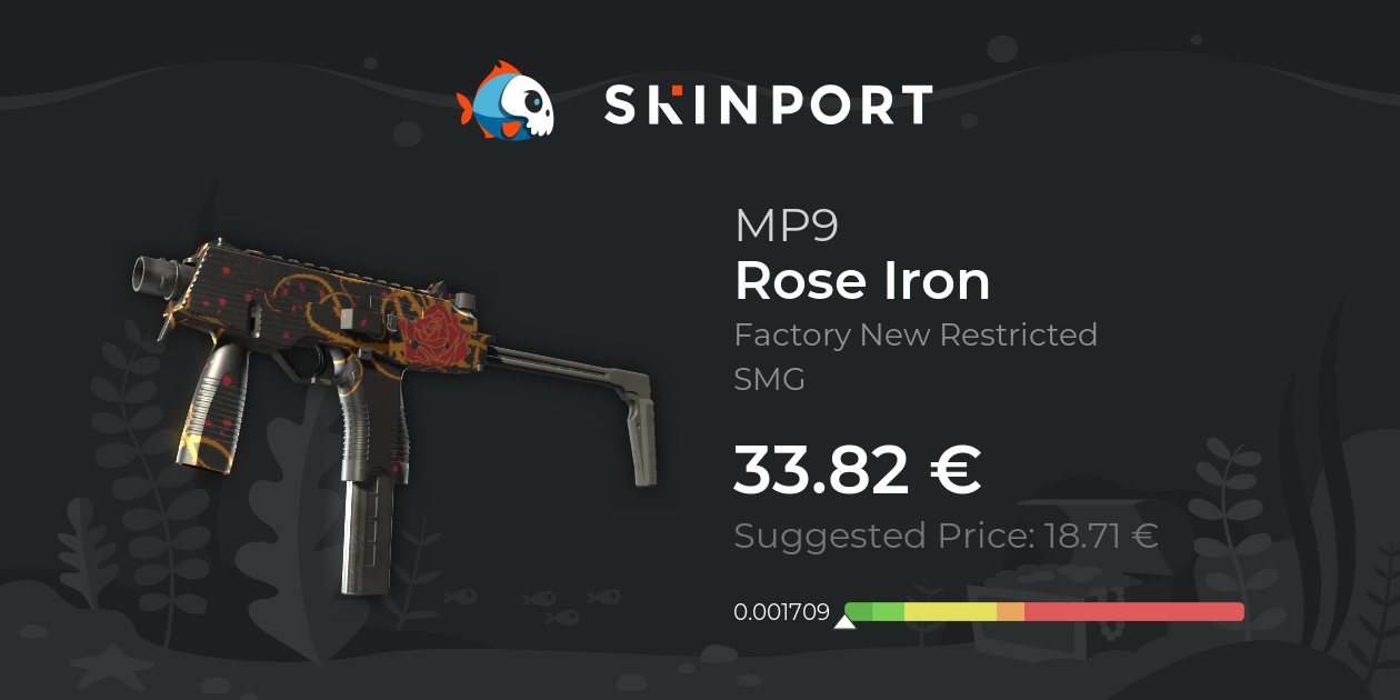MP9 | Rose Iron (Factory New) - Counter-Strike 2 - Skinport