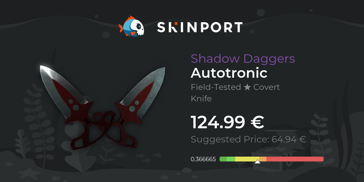 Shadow Daggers | Autotronic (Field-Tested) - CS:GO - Skinport