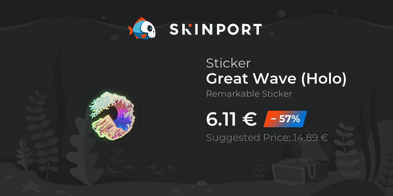 Sticker | Great Wave (Holo) - Counter-Strike 2 - Skinport