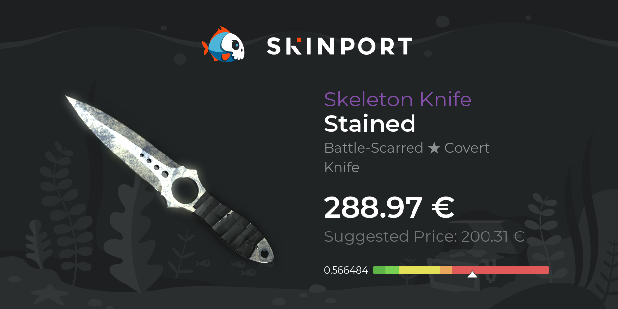 Skeleton Knife | Stained (Battle-Scarred) - Counter-Strike 2 - Skinport