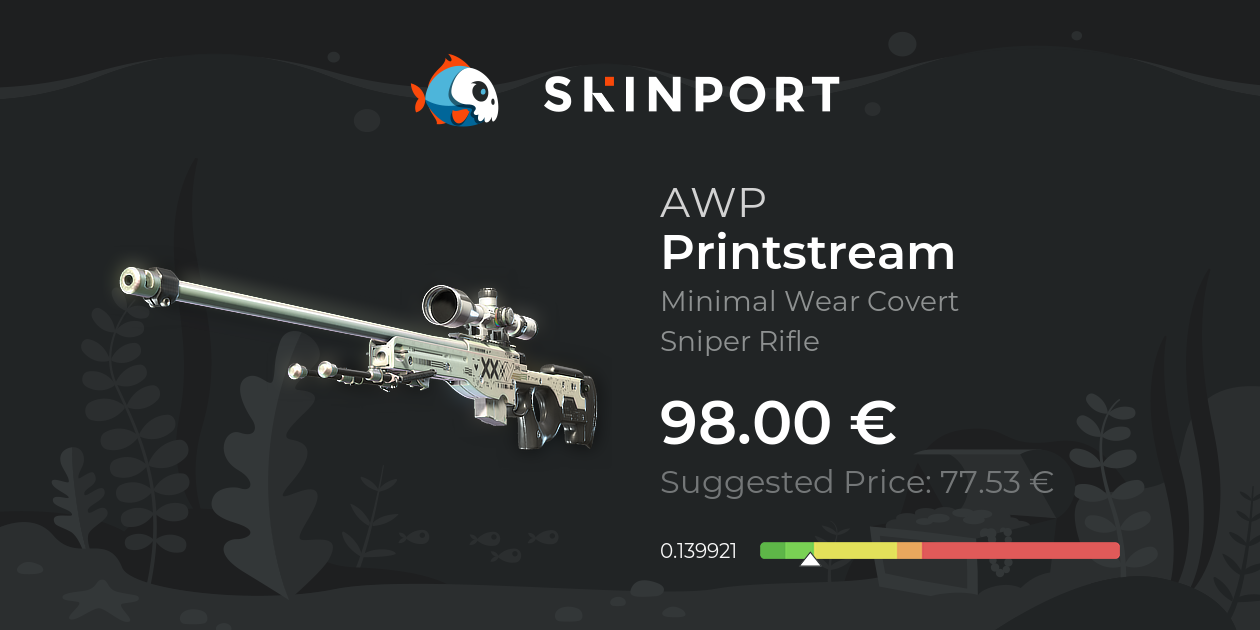AWP | Printstream (Minimal Wear) - Counter-Strike 2 - Skinport