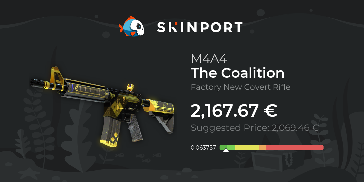 M4A4 | The Coalition (Factory New) - Counter-Strike 2 - Skinport