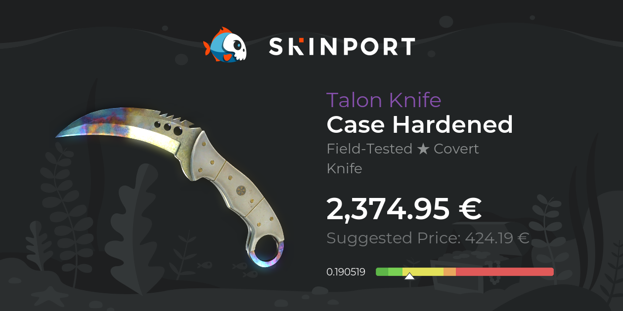 Talon Knife | Case Hardened (Field-Tested) - Counter-Strike 2 - Skinport
