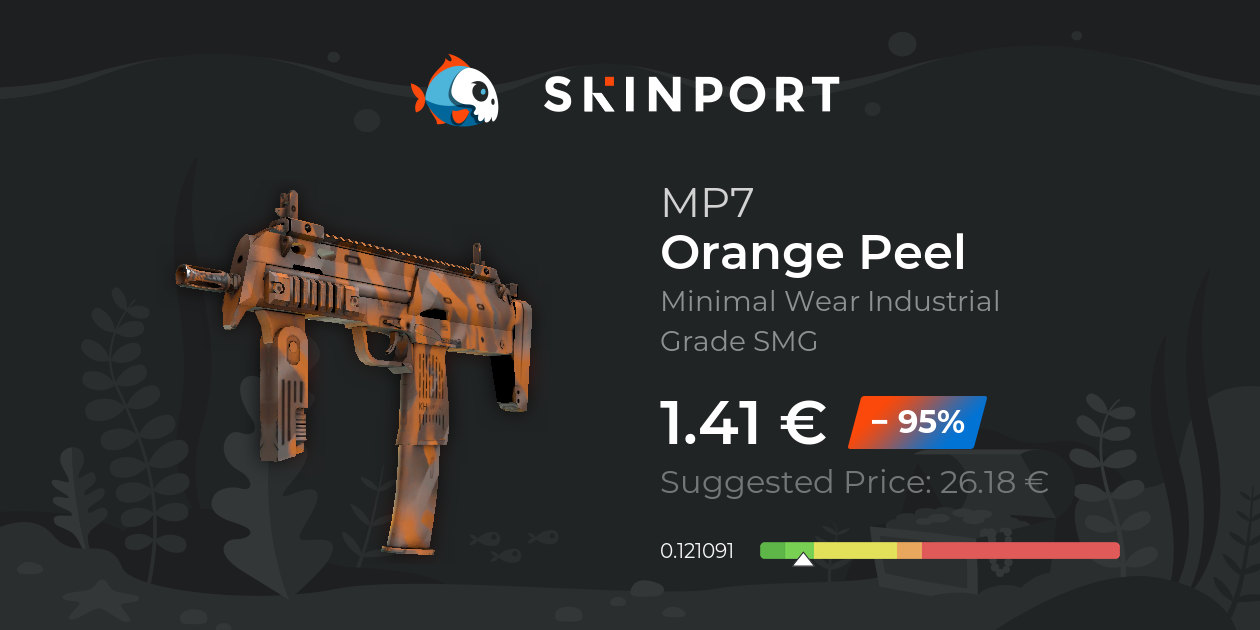 MP7 | Orange Peel (Minimal Wear) - Counter-Strike 2 - Skinport