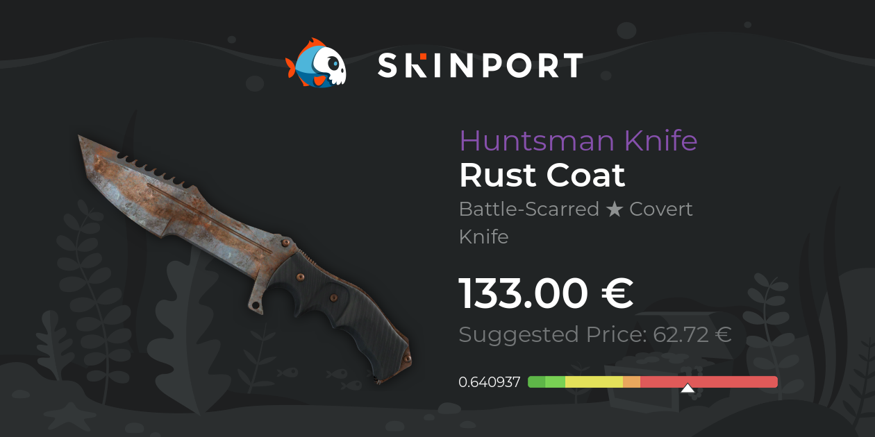 Huntsman Knife | Rust Coat (Battle-Scarred) - Counter-Strike 2 - Skinport