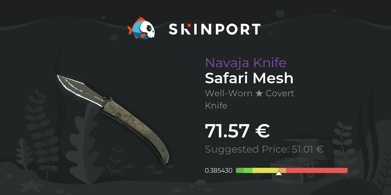 Navaja Knife | Safari Mesh (Well-Worn) - CS2 - Skinport