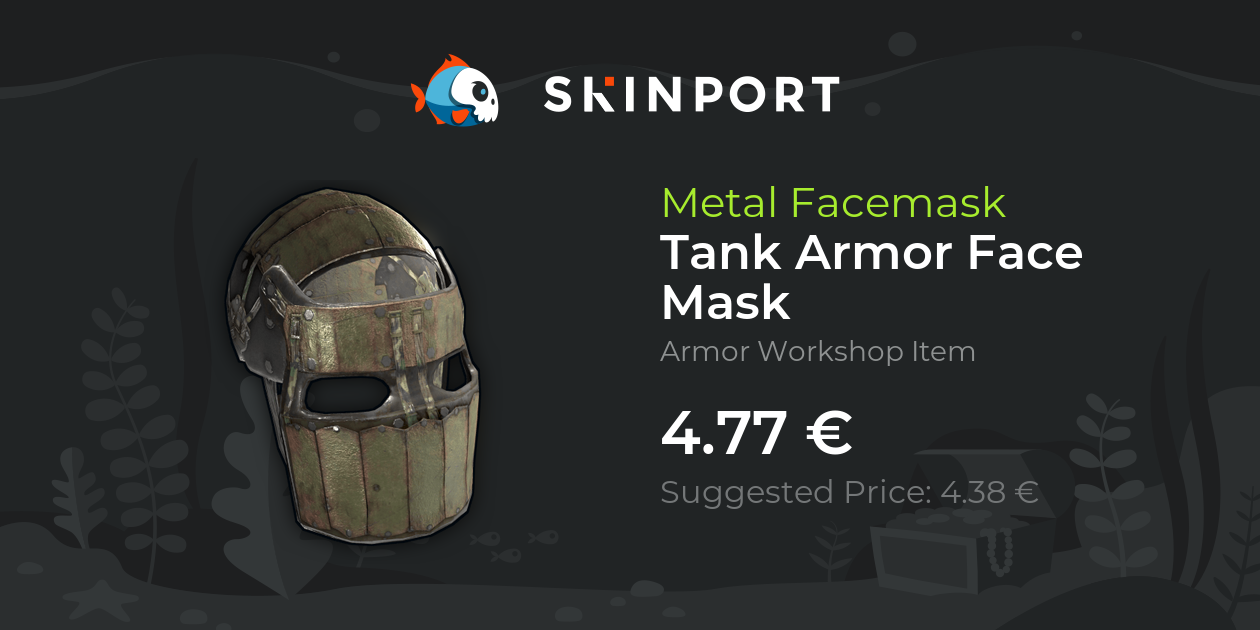 Tank Armor Face Mask - Rust - Skinport