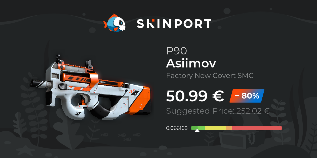 P90 | Asiimov (Factory New) - CS:GO - Skinport