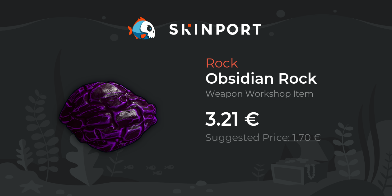 Obsidian Rock - Rust - Skinport