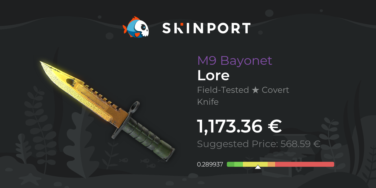 M9 Bayonet | Lore (Field-Tested) - Counter-Strike 2 - Skinport