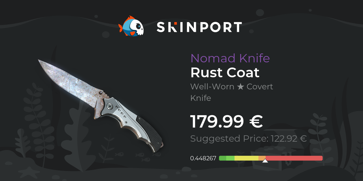 Nomad Knife | Rust Coat (Well-Worn) - Counter-Strike 2 - Skinport