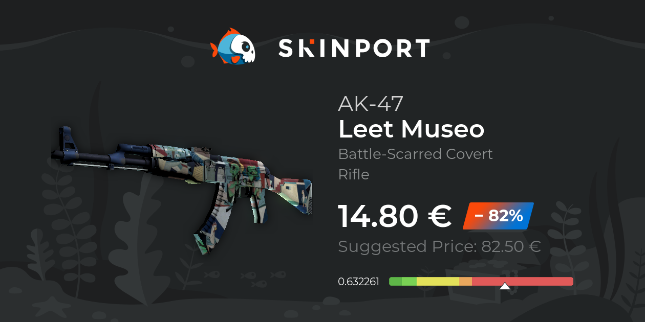 AK-47 | Leet Museo (Battle-Scarred) - Counter-Strike 2 - Skinport