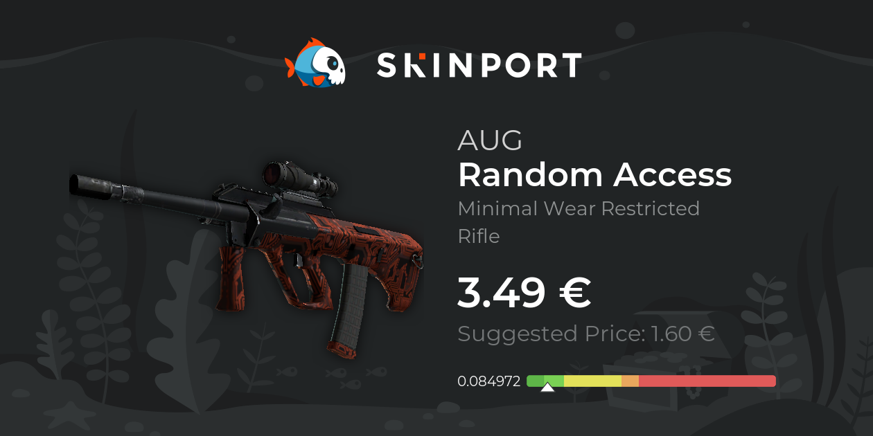 AUG | Random Access (Minimal Wear) - Counter-Strike 2 - Skinport