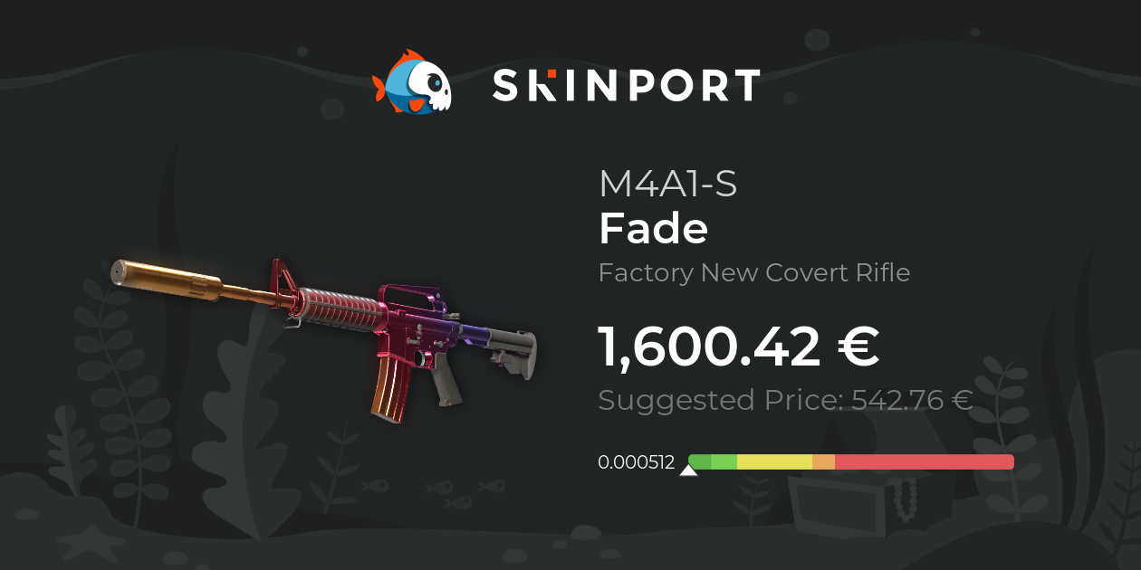 M4A1-S | Fade (Factory New) - Counter-Strike 2 - Skinport