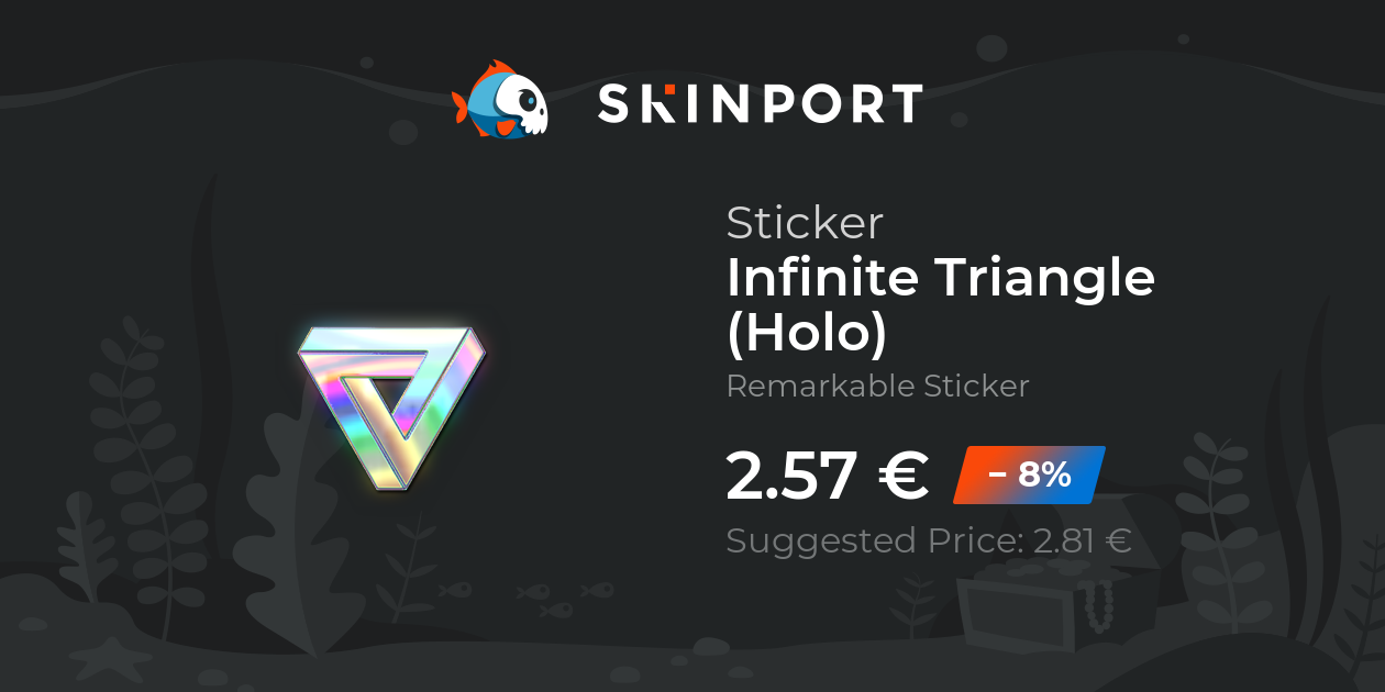 Sticker | Infinite Triangle (Holo) - Counter-Strike 2 - Skinport