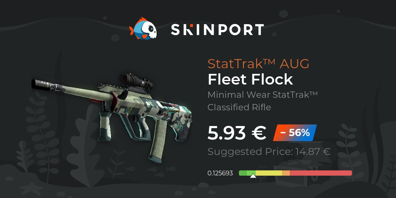 StatTrak™ AUG | Fleet Flock (Minimal Wear) - Counter-Strike 2 - Skinport