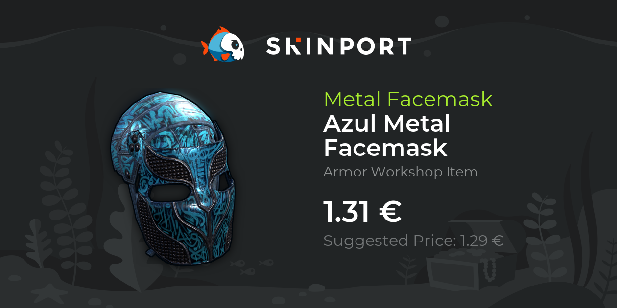 Azul Metal Facemask - Rust - Skinport