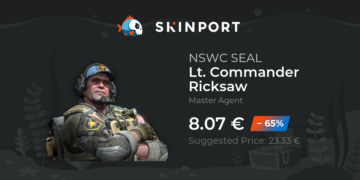 Lt. Commander Ricksaw | NSWC SEAL - Counter-Strike 2 - Skinport