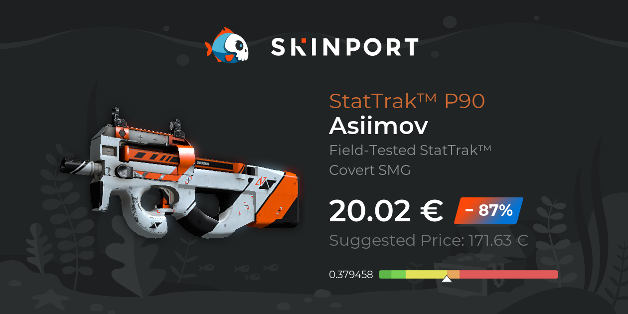 StatTrak™ P90 | Asiimov (Field-Tested) - Counter-Strike 2 - Skinport
