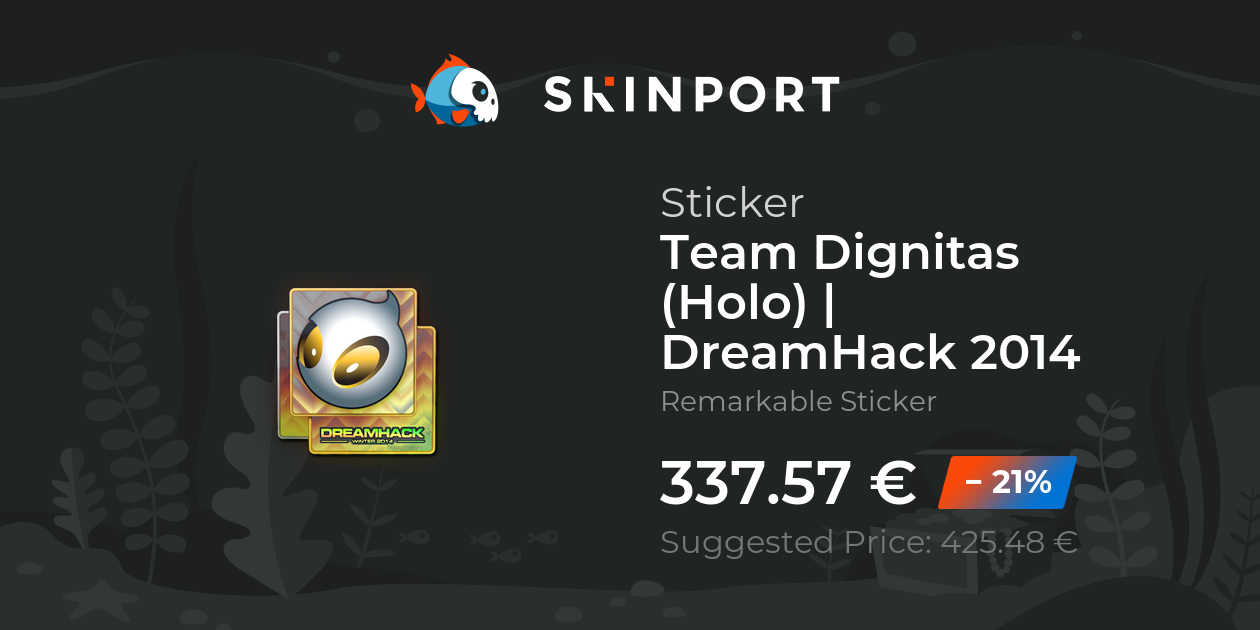 Sticker | Team Dignitas (Holo) | DreamHack 2014 - Counter-Strike 2 ...