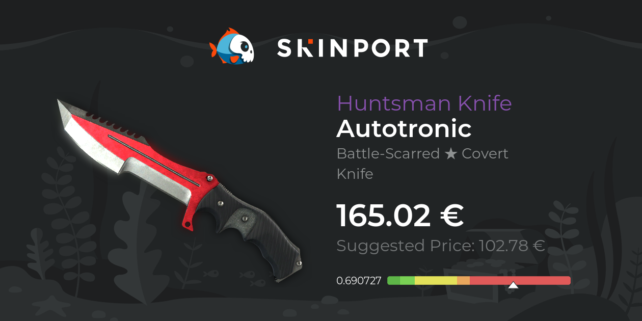 Huntsman Knife | Autotronic (Battle-Scarred) - Counter-Strike 2 - Skinport