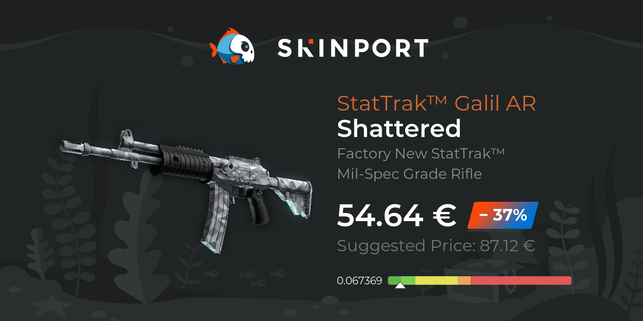 StatTrak™ Galil AR | Shattered (Factory New) - Counter-Strike 2 - Skinport
