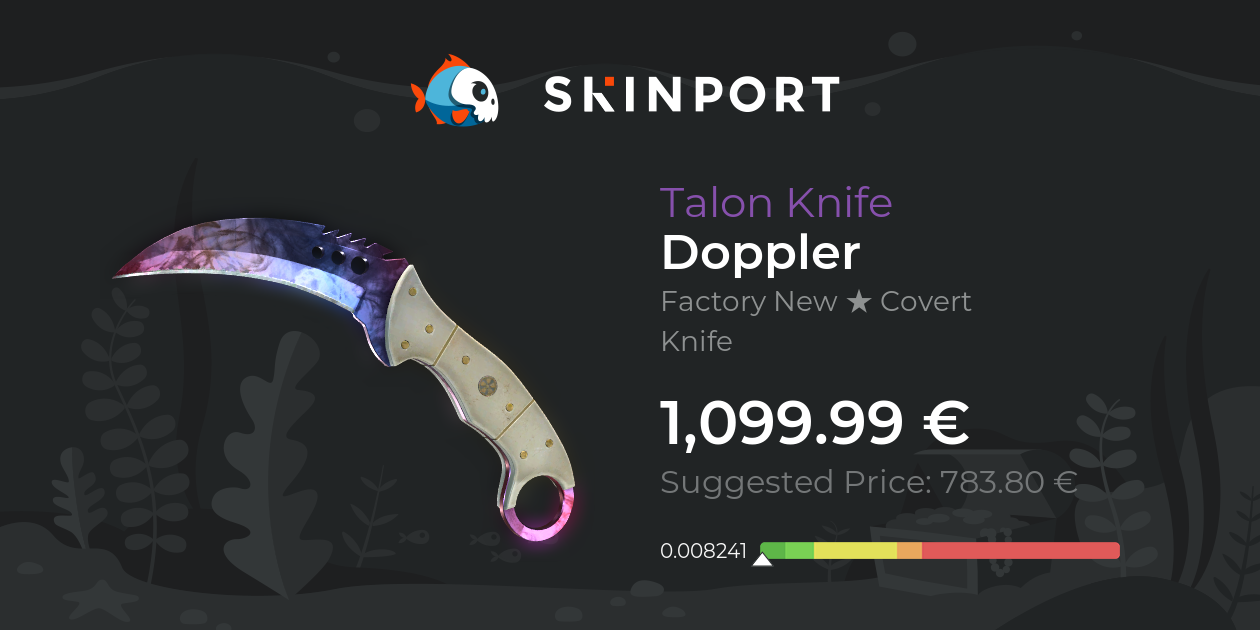 Talon Knife | Doppler (Factory New) - Counter-Strike 2 - Skinport