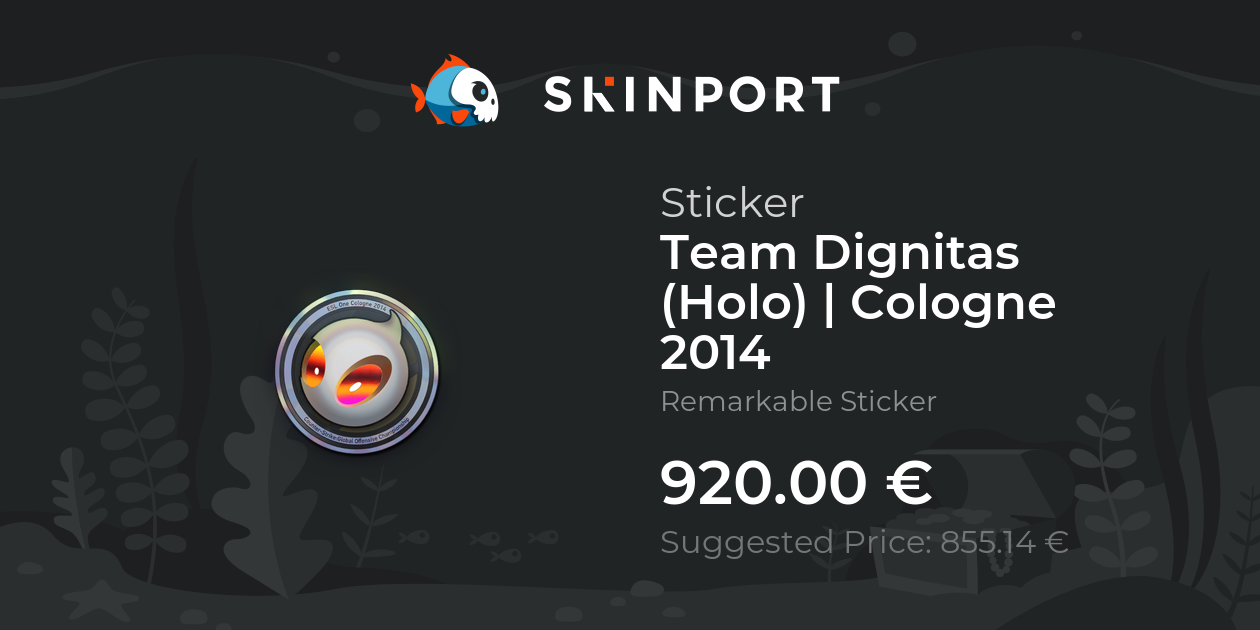 Pegatina | Team Dignitas (holográfica) | Colonia 2014 - Counter-Strike ...