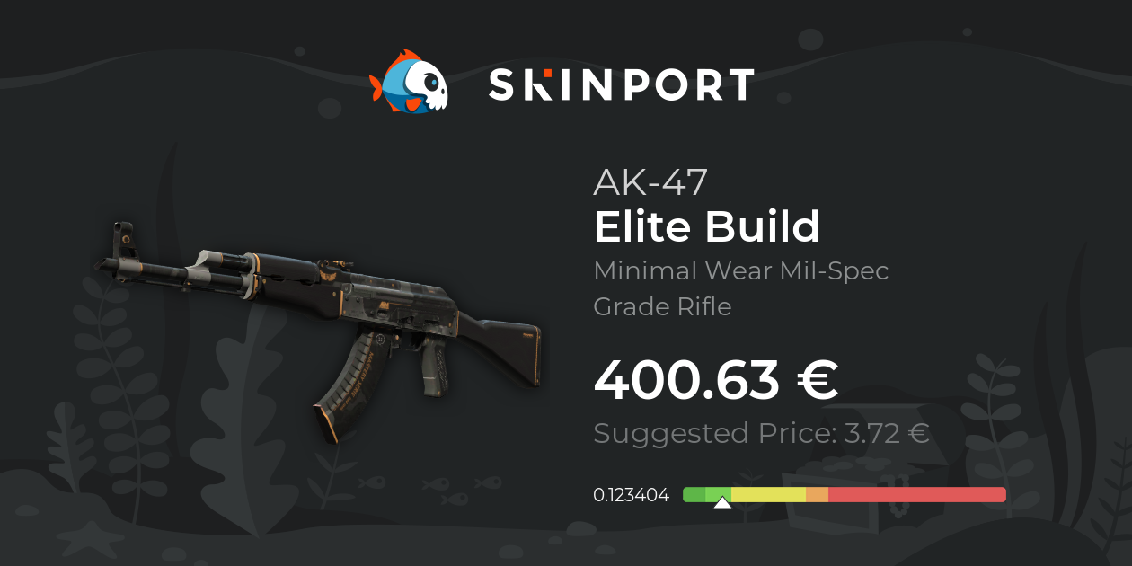 AK-47 | Elite Build (Minimal Wear) - Counter-Strike 2 - Skinport