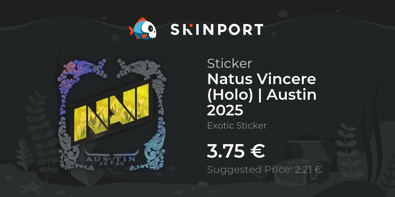 Наклейка | Natus Vincere (голографическая) | Остин-2025 - Counter ...